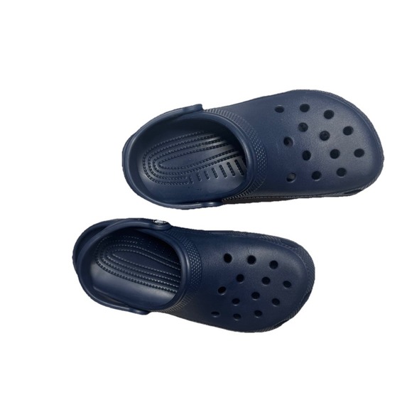 CROCS | Shoes | Crocs Navy Blue Slides Water Shoes Junior J 5 7 Boys ...